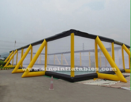 Outdoor sports game fence wall area inflatbale paintball bunkers fence ...